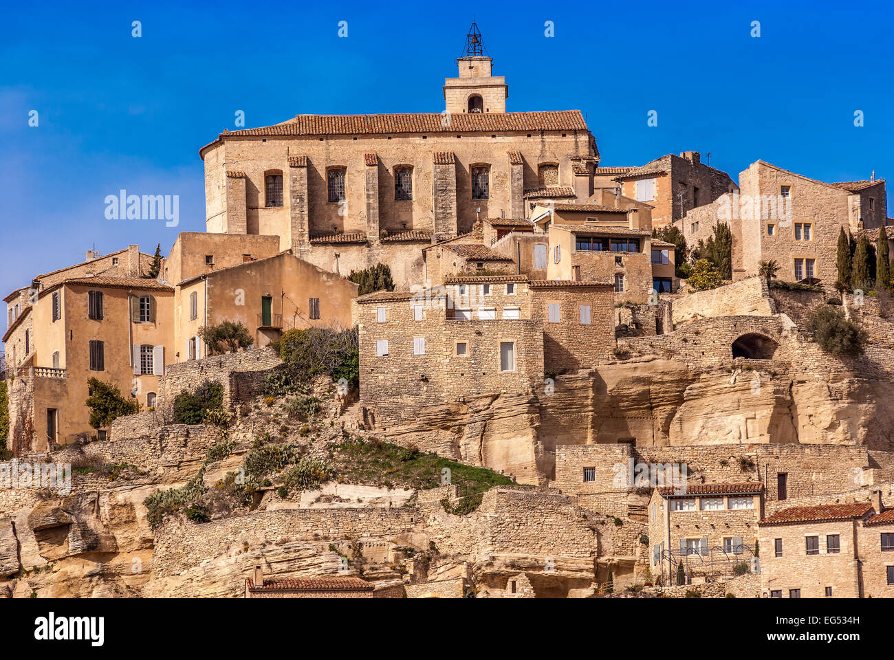 village de gordes en provence vaucluse 84 france Stock Photo - Alamy