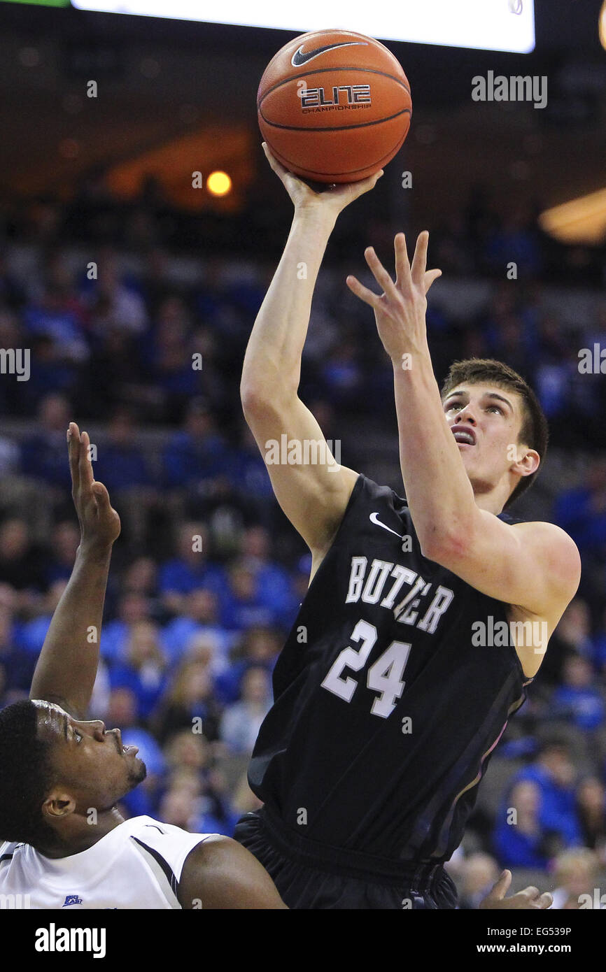 Omaha, Nebraska, USA. 16th Feb, 2015. Butler Bulldogs guard KELLEN ...