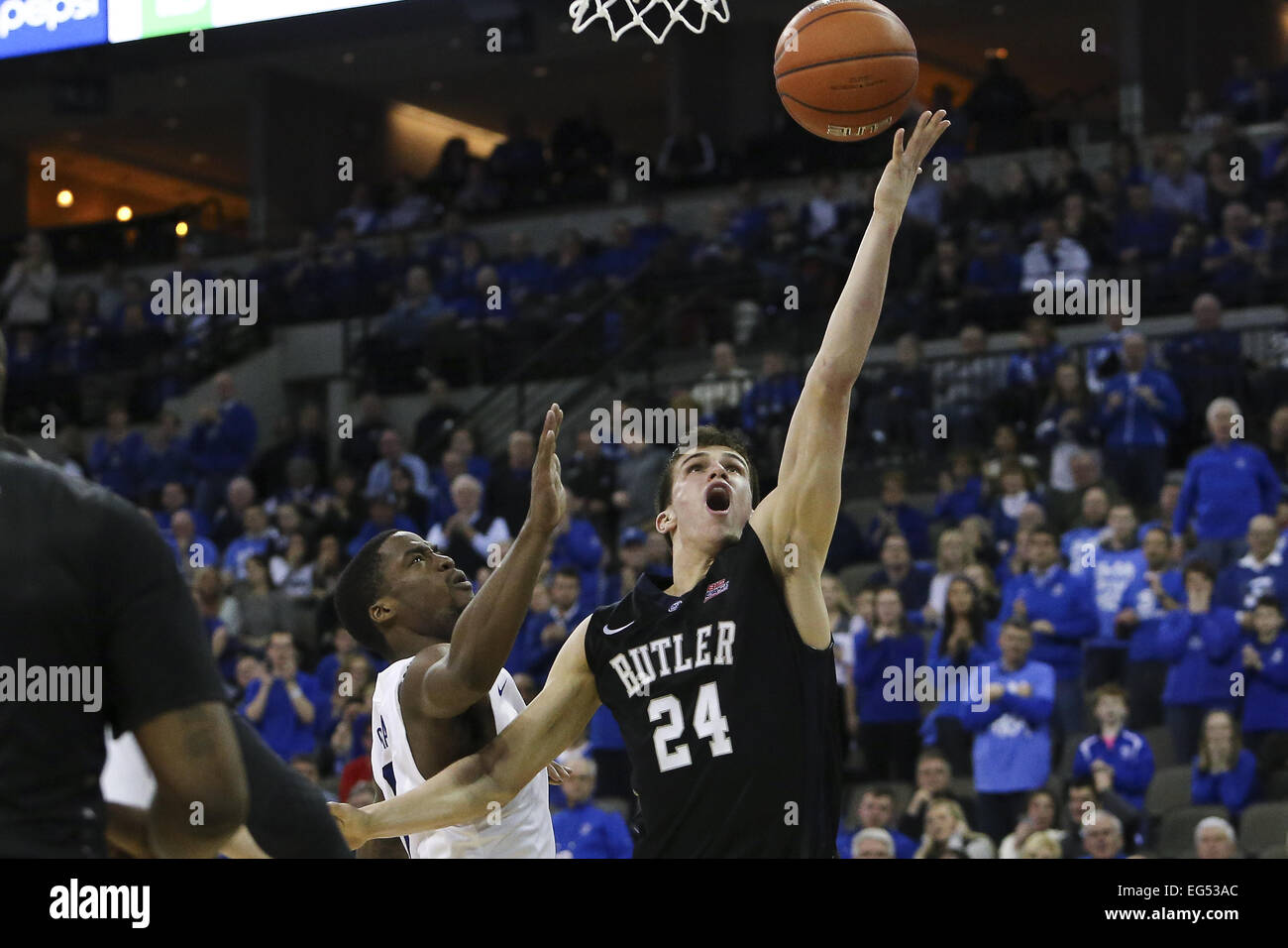 Omaha, Nebraska, USA. 17th Feb, 2015. Butler Bulldogs guard KELLEN ...