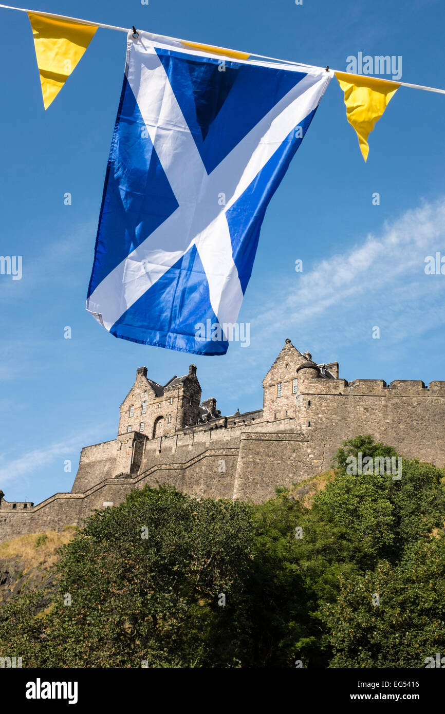 Blue flag with white cross hi-res stock photography and images - Alamy
