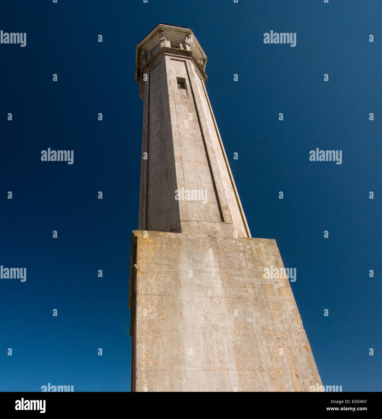 Alcatraz Island Lighthouse in San Francisco Bay Stock Photo - Alamy