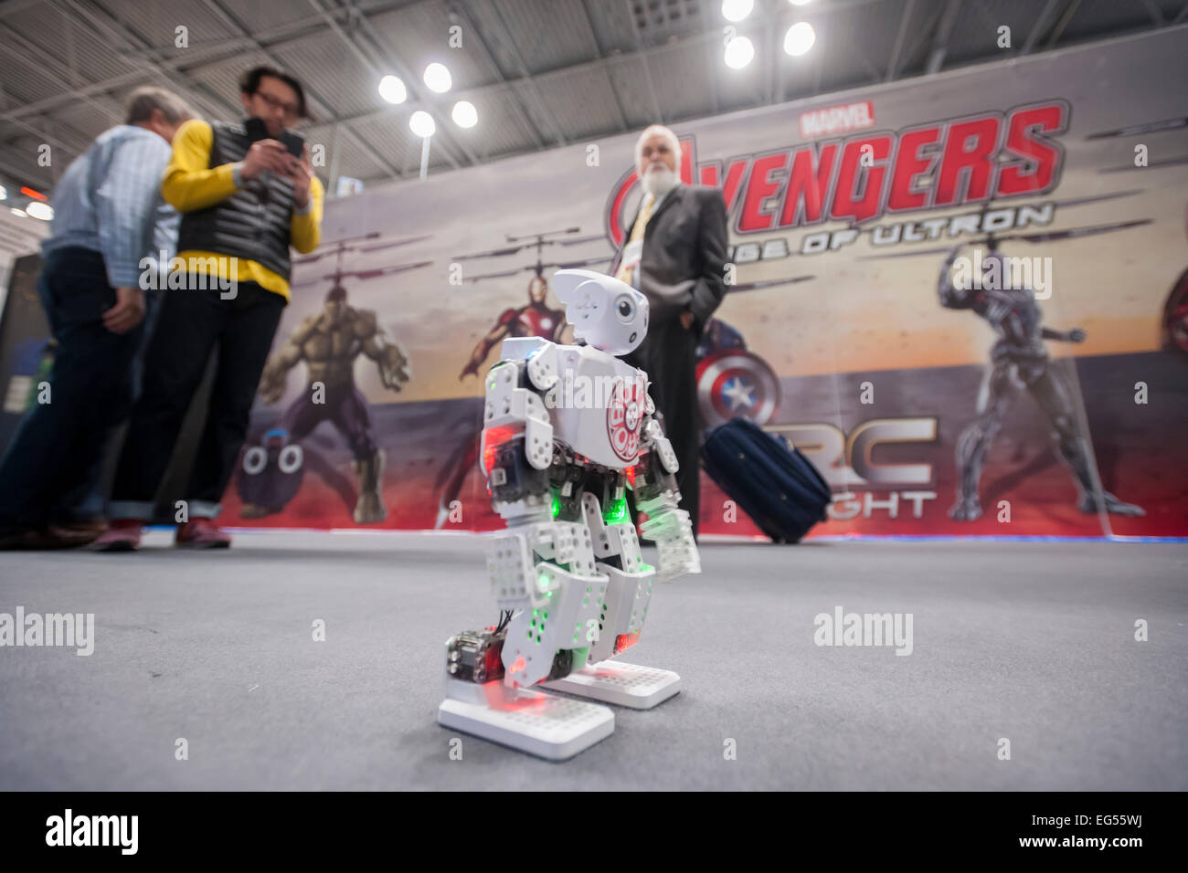 Robotis Inc. dancing robot is previewed at the 112th American ...
