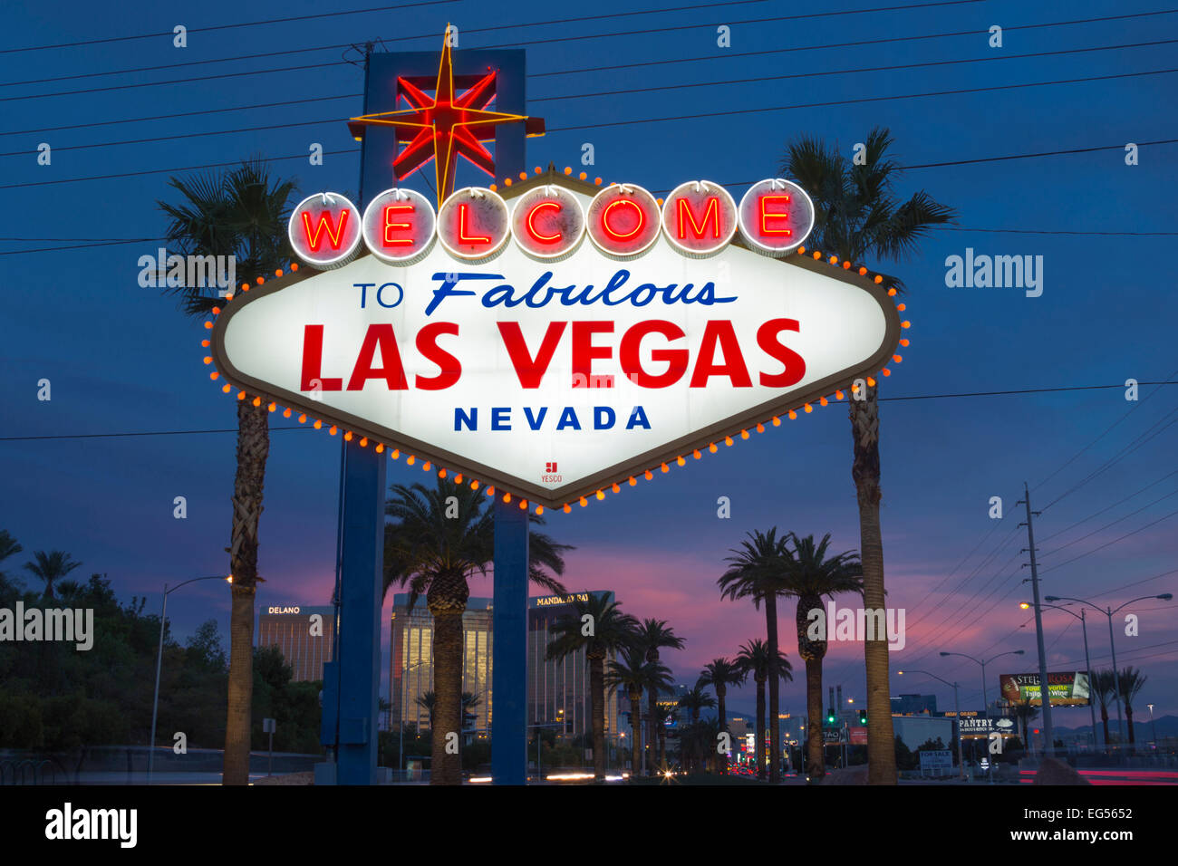 WELCOME TO FABULOUS LAS VEGAS NEON SIGN THE STRIP LAS VEGAS NEVADA USA ...