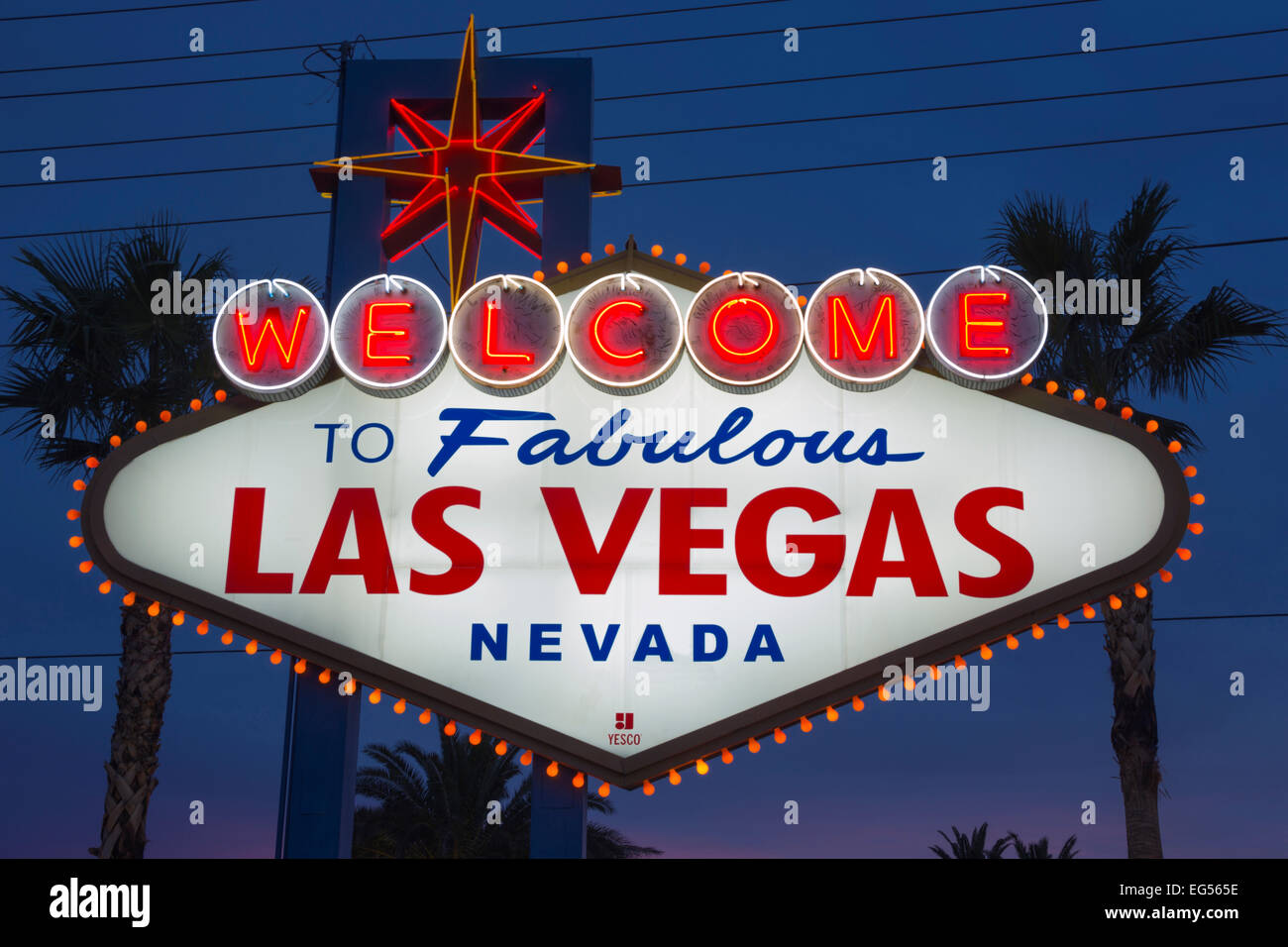 WELCOME TO FABULOUS LAS VEGAS NEON SIGN THE STRIP LAS VEGAS NEVADA USA ...