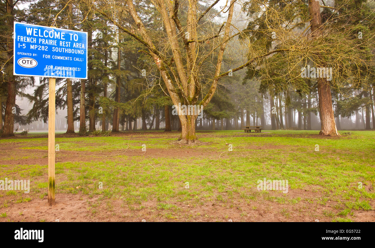 Oregon state park sign hi-res stock photography and images - Alamy