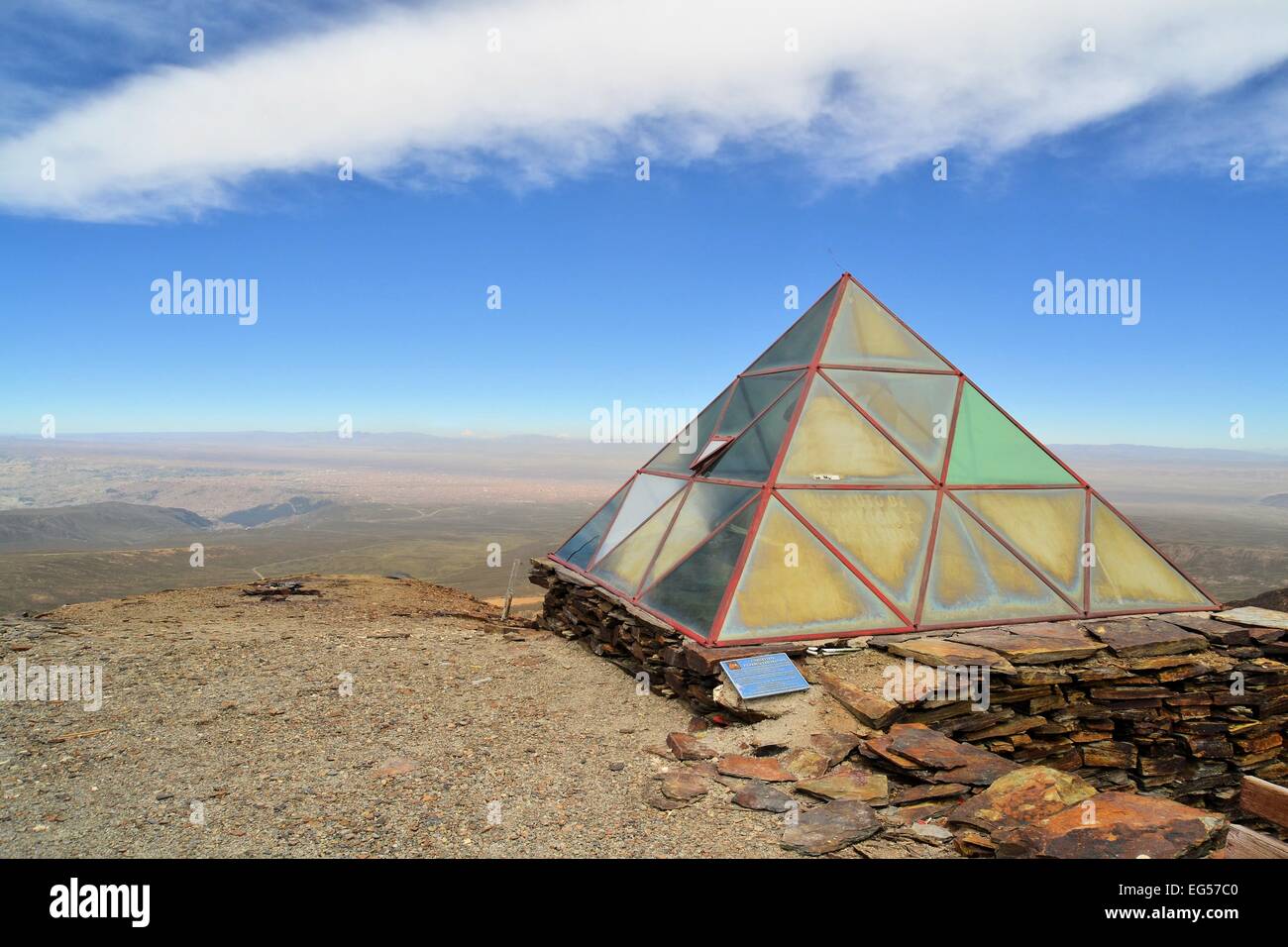 Weather Station on Chacaltaya peak, highest ski resort in the world ...
