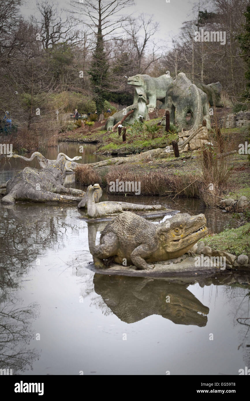 London, UK. 25th Jan, 2015. Victorian dinosaurs .Unveiled in 1854 ...