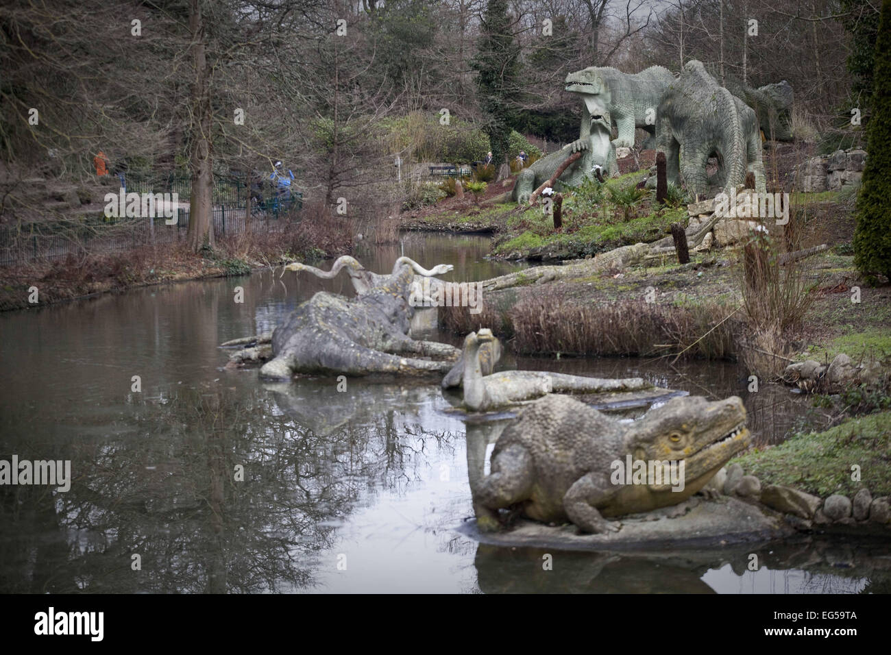 London, UK. 25th Jan, 2015. Victorian dinosaurs .Unveiled in 1854 ...