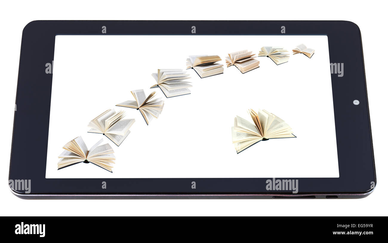 Flying tablet hi-res stock photography and images - Alamy