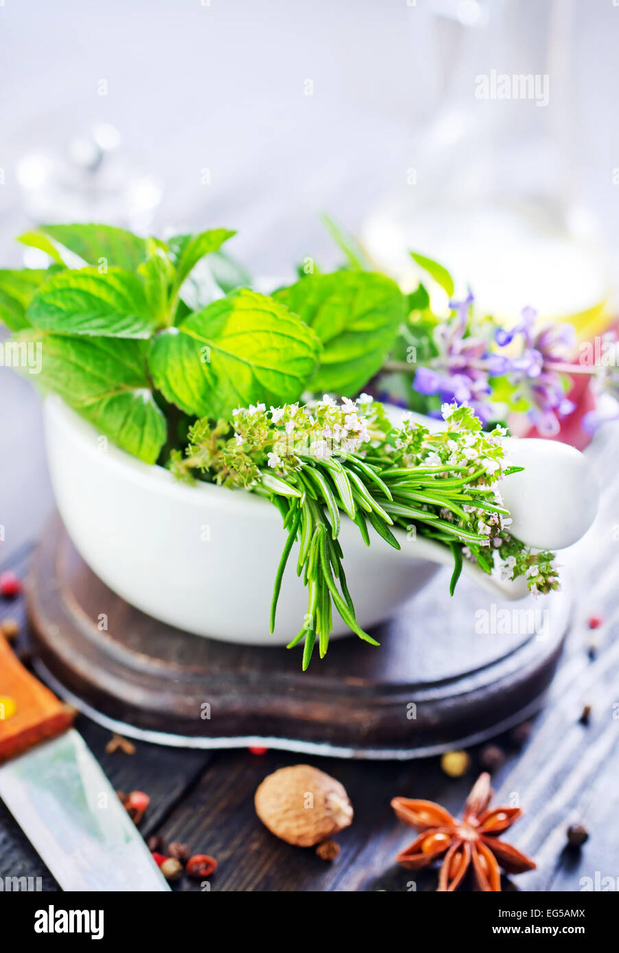 herb and aroma spice Stock Photo - Alamy