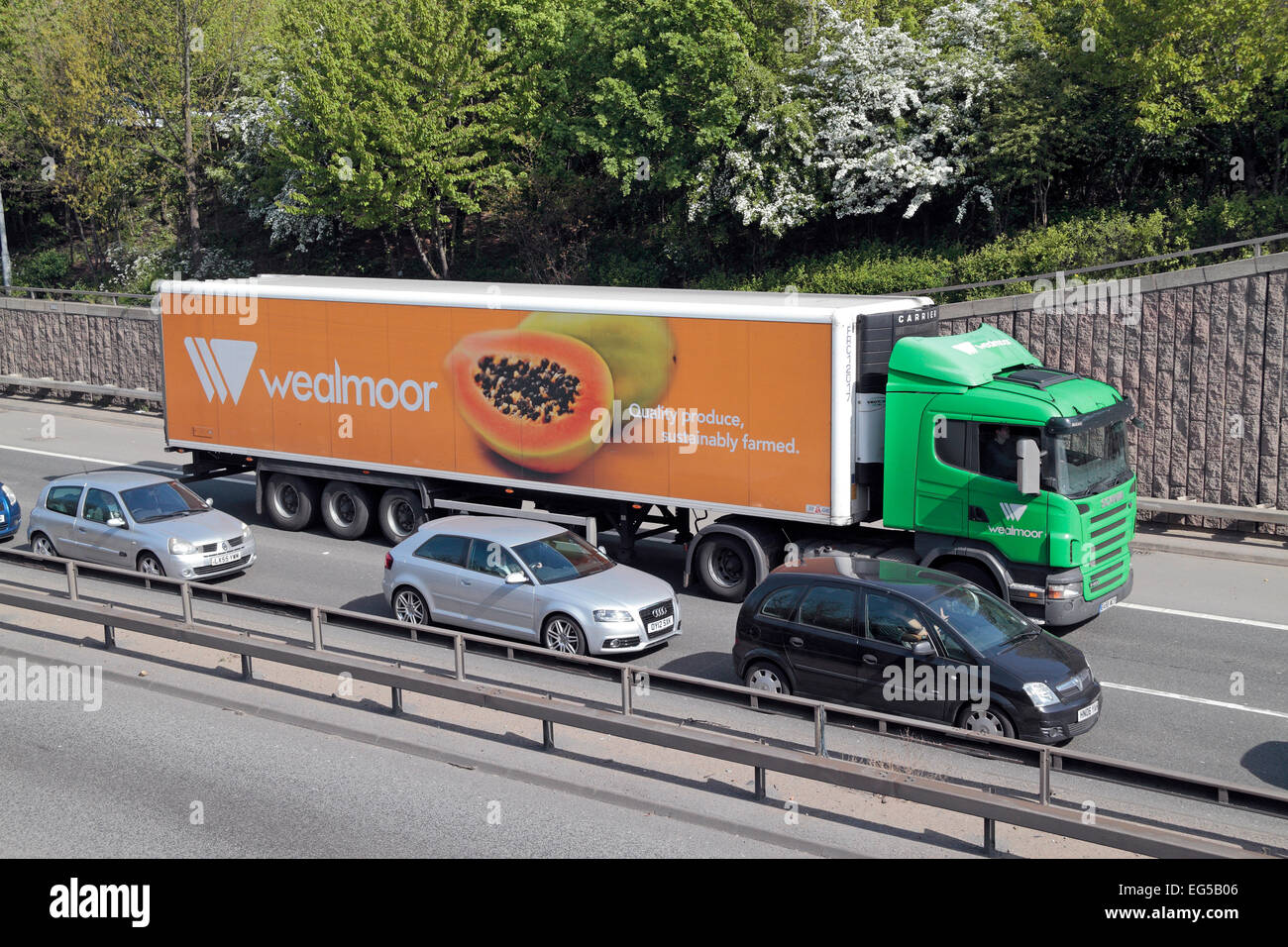 A Wealmoor lorry on the A40 in West London, UK Stock Photo - Alamy