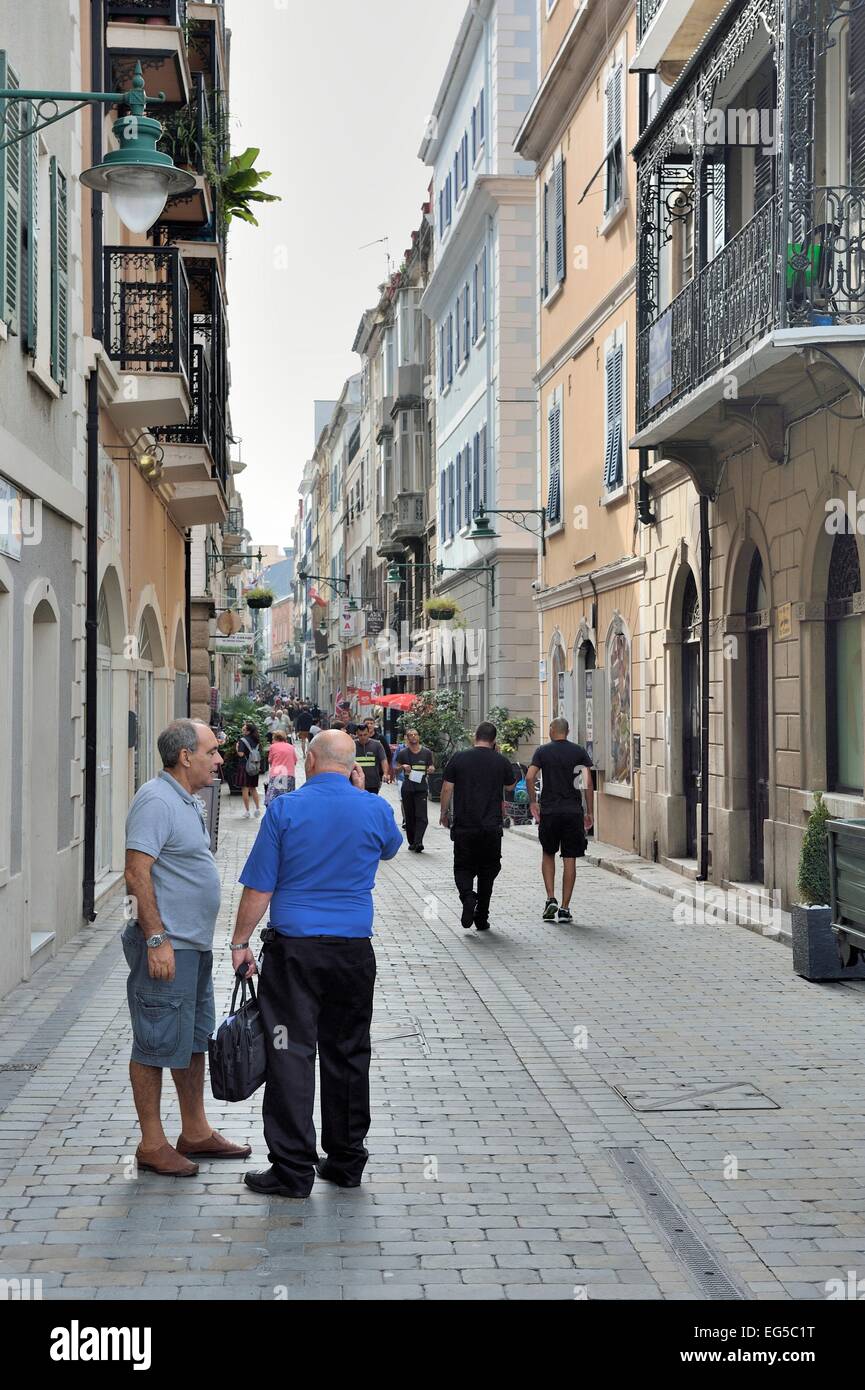 Irish Town Gibraltar UK Overseas Territory Stock Photo - Alamy
