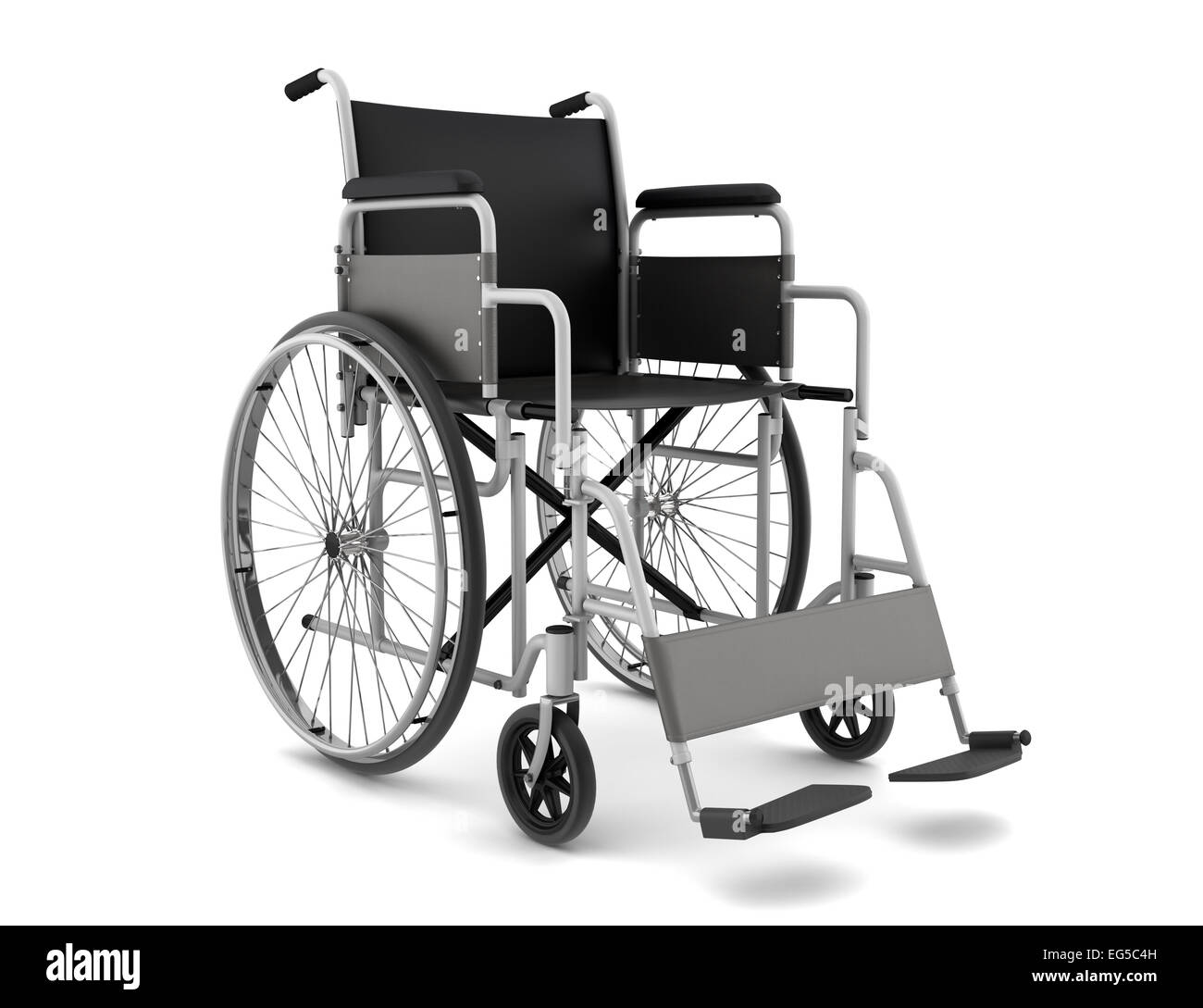invalid chair isolated on white background with clipping path Stock ...