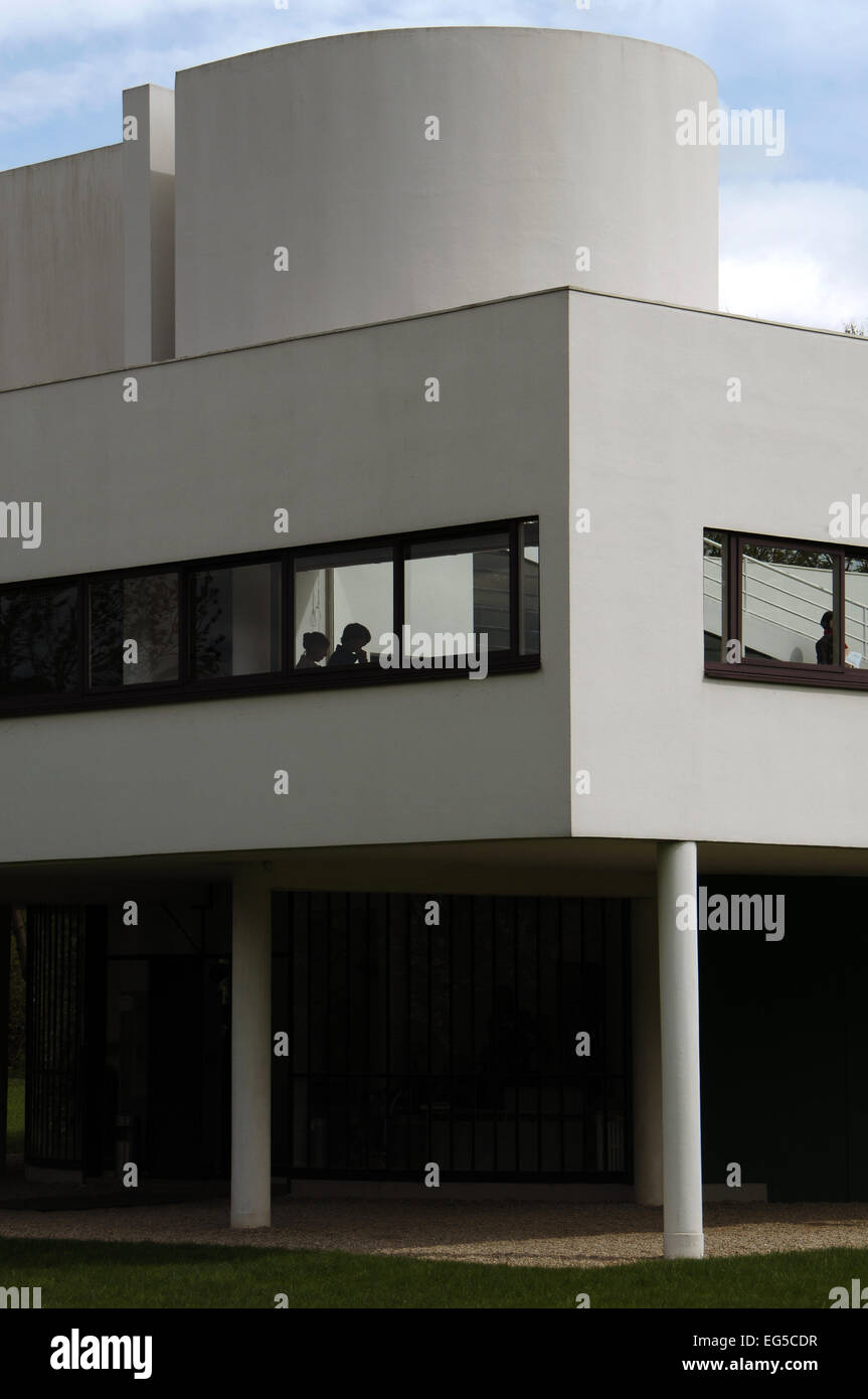 Villa Savoye Designed By Le Corbusier In Poissy Near Paris Nicholas