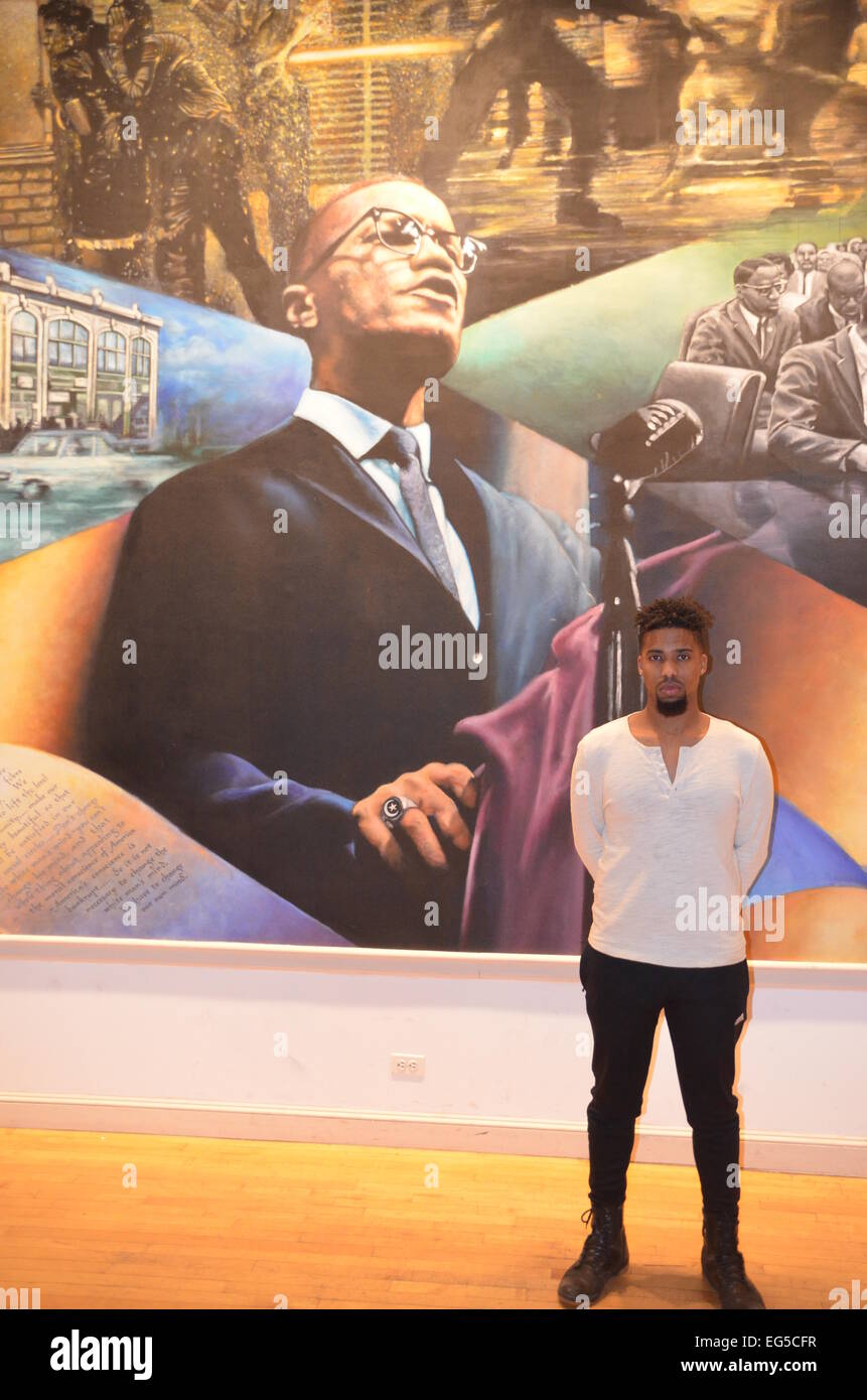 New York, US. 12th Feb, 2015. Bryan Epps, the Director of the Shabazz ...