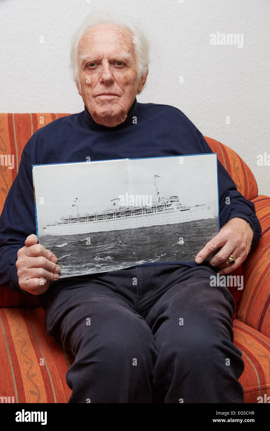 Hamburg, Germany. 28th Jan, 2015. The survivor of the sank cruise liner ...