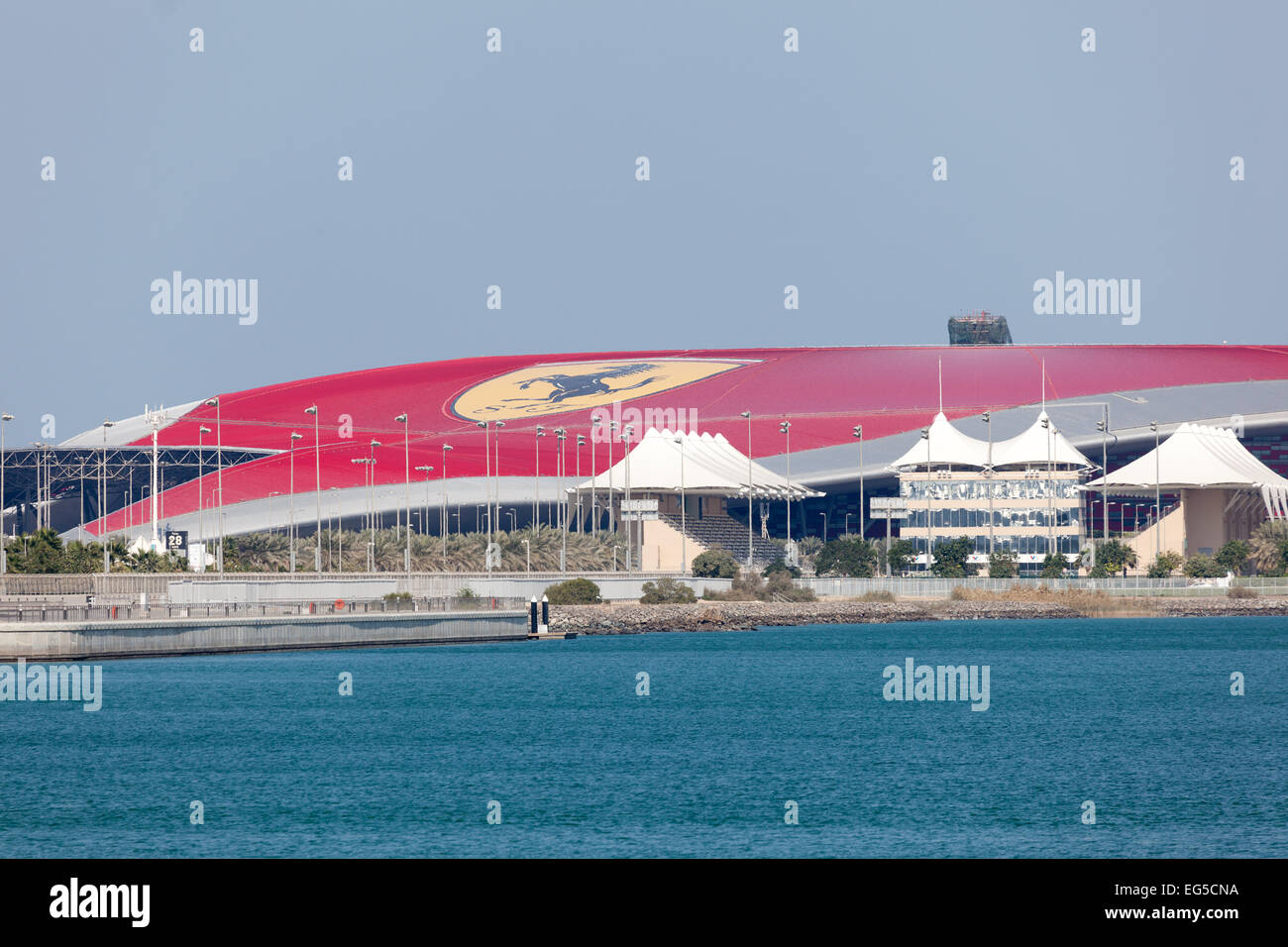 Ferrari World amusement park at Yas Island in Abu Dhabi Stock Photo - Alamy