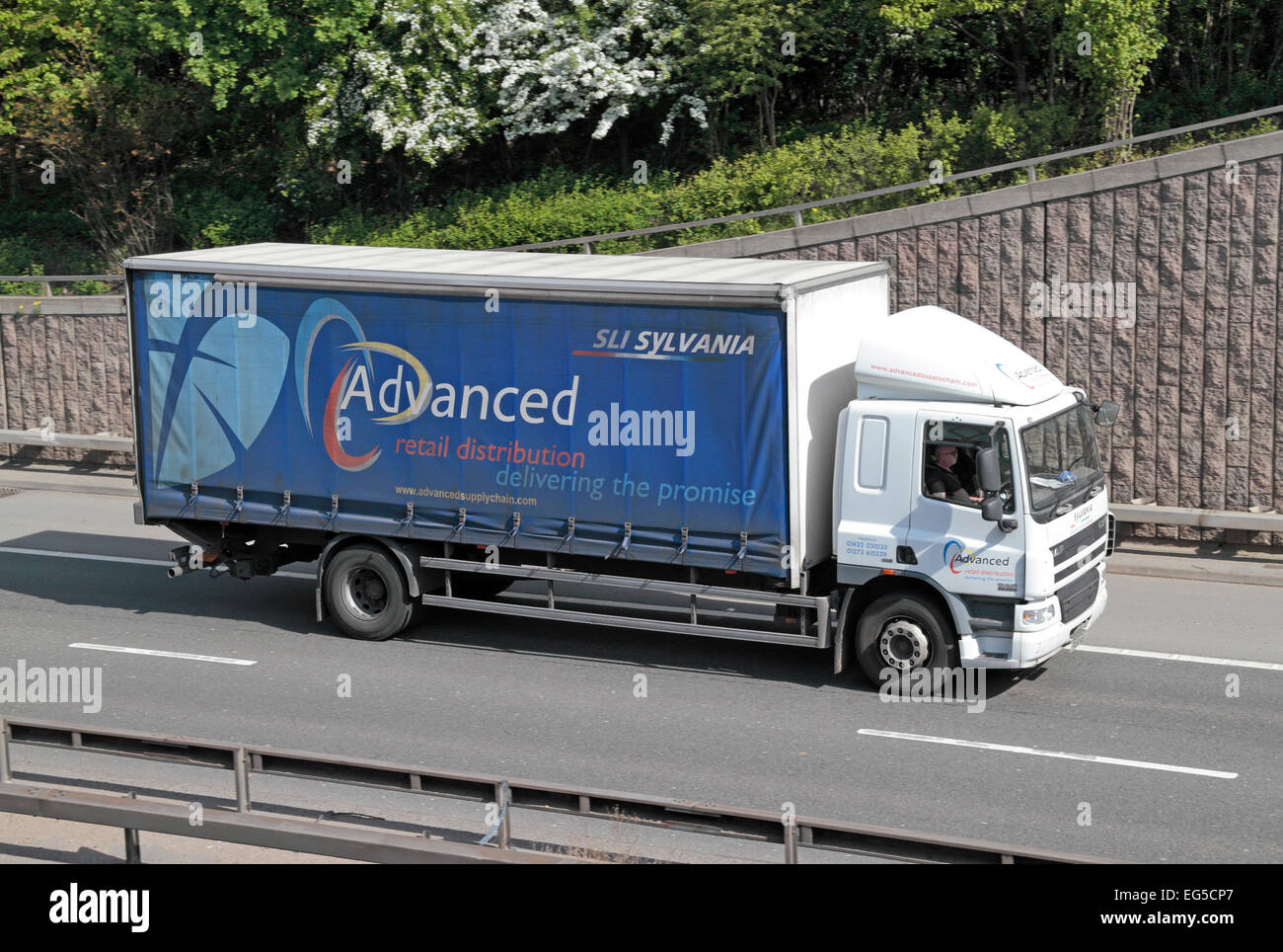 An Advanced Supply Chain lorry on the A40 in West London, UK Stock ...