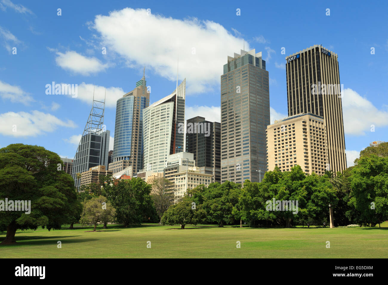 A photograph of some high rise buildings in Sydney, Australia, as seen ...