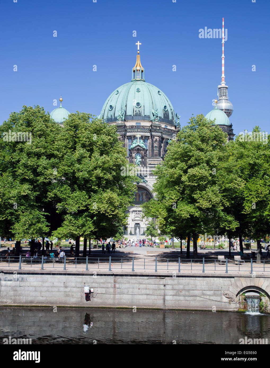 Berlin Cathedral. German Berliner Dom. A famous landmark on the Museum ...