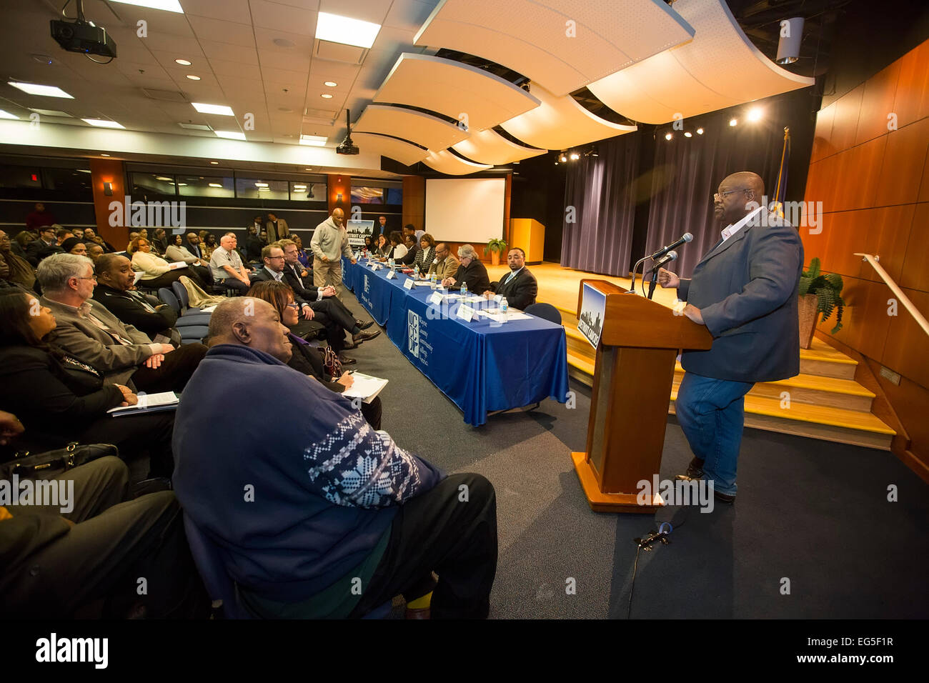 Detroit, Michigan - Members of the Detroit Caucus of the Michigan House ...