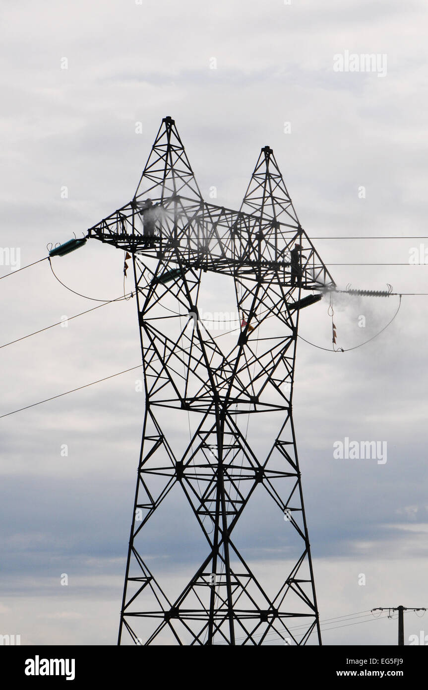 Pylon Worker High Resolution Stock Photography and Images - Alamy