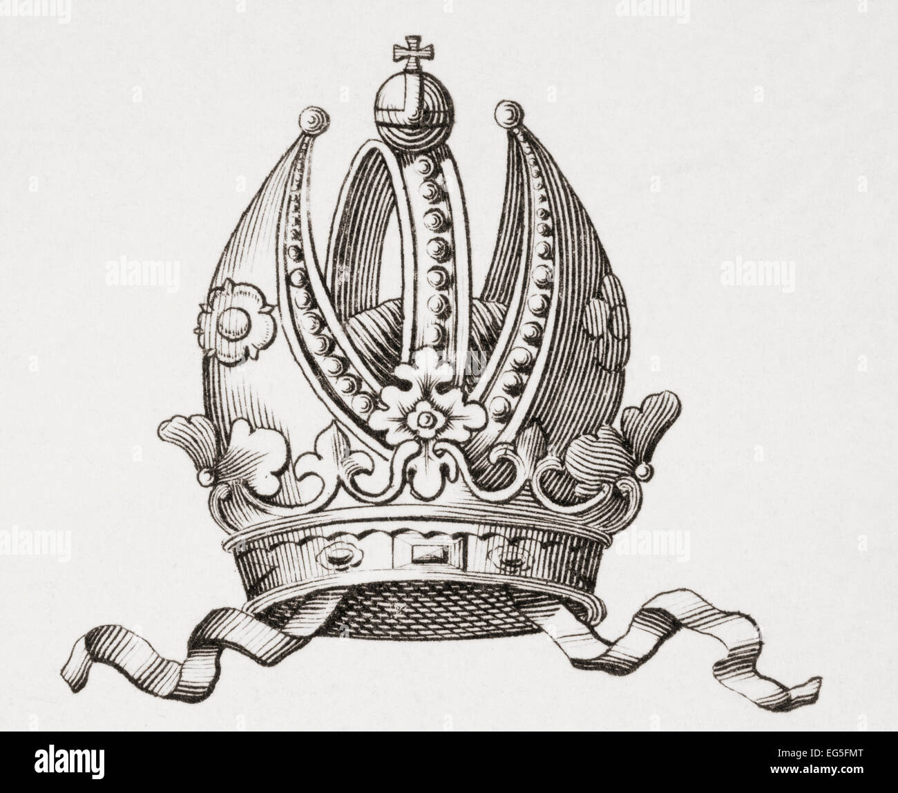 Imperial crown illustration hi-res stock photography and images - Alamy