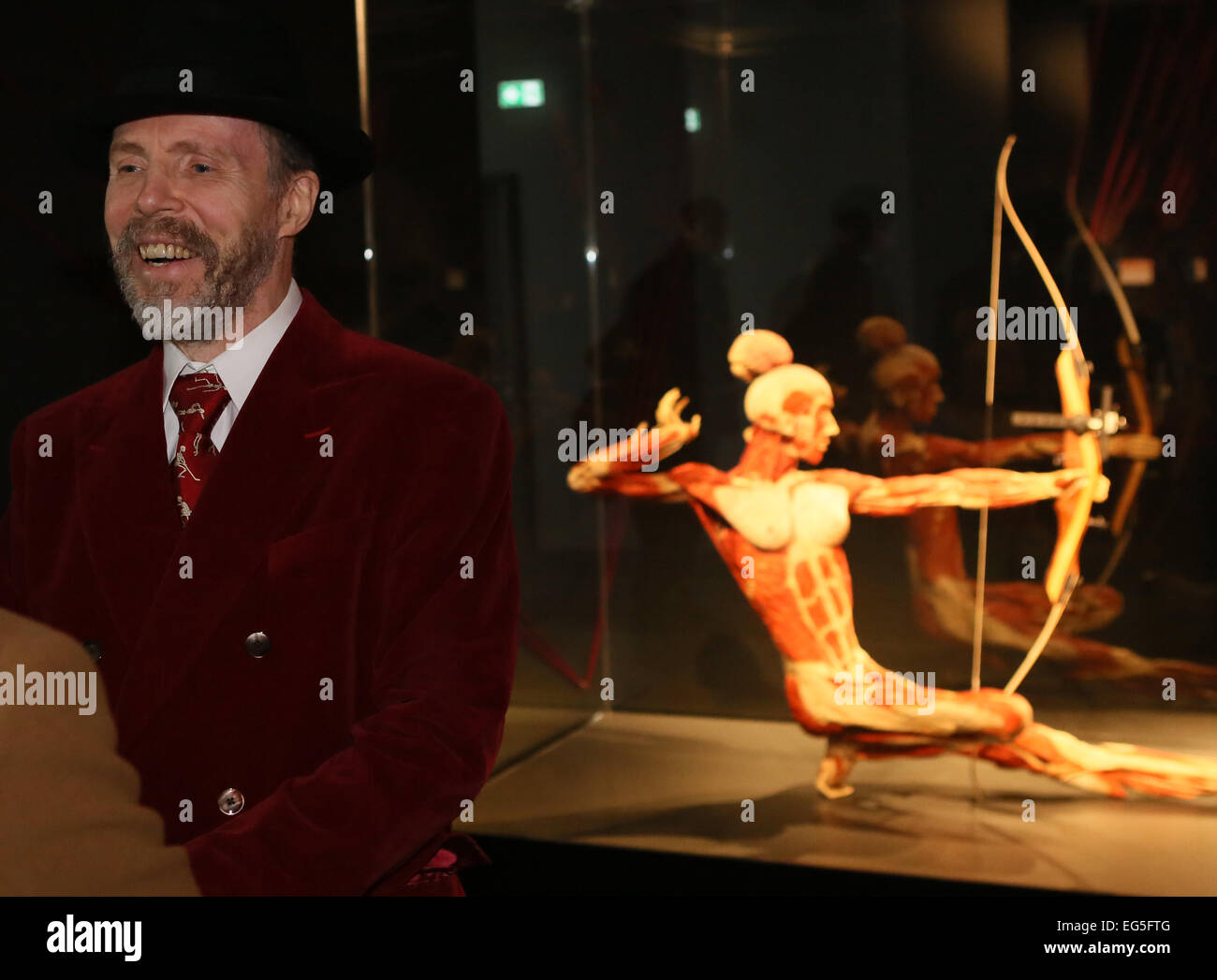 Berlin, Germany. 17th Feb, 2015. Plastination inventor Gunther von ...