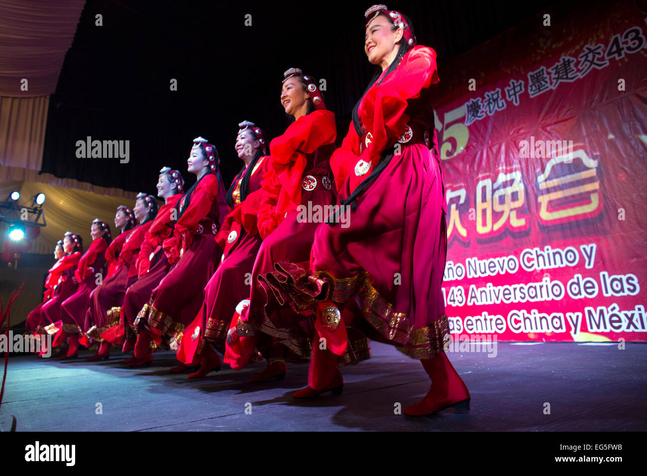 Tijuana, Mexican city of Tijuana. 16th Feb, 2015. Artists perform ...