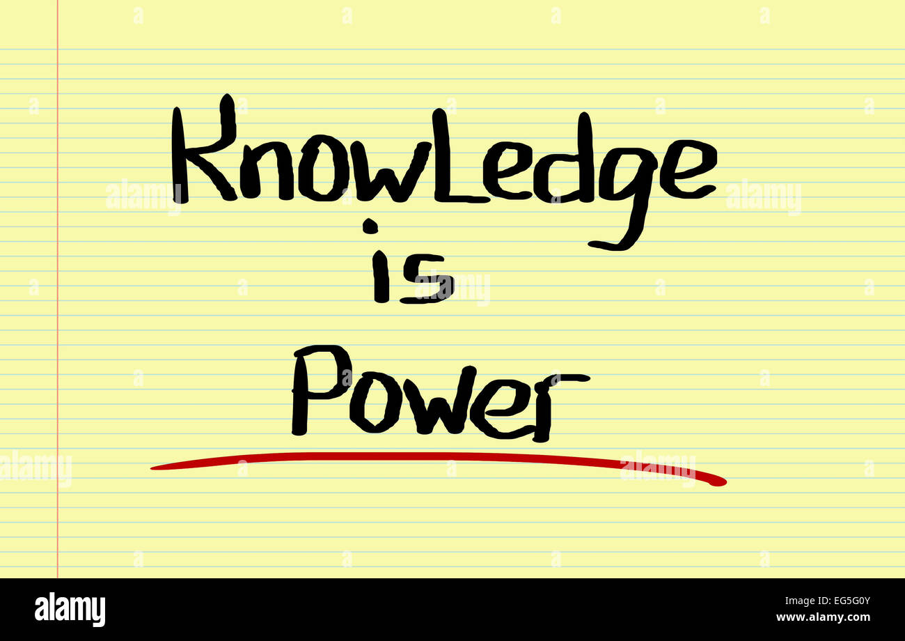 Knowledge is power hi-res stock photography and images - Alamy