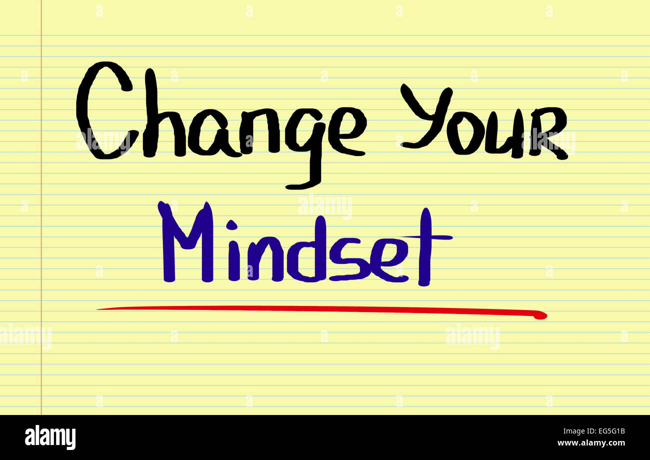 Change Your Mindset Concept Stock Photo - Alamy