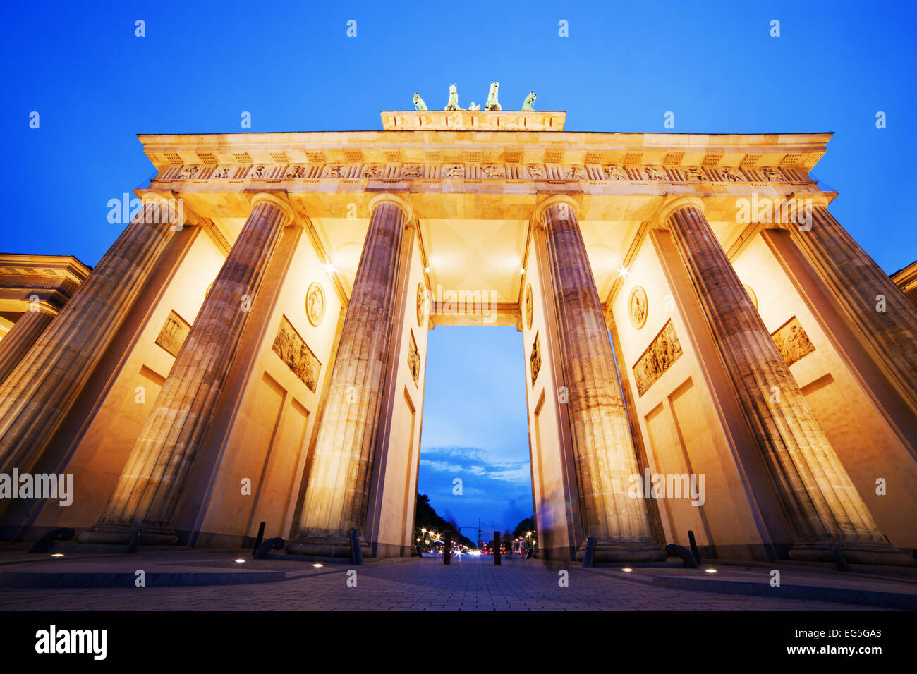 Brandenburg Gate. German Brandenburger Tor in Berlin, Germany ...