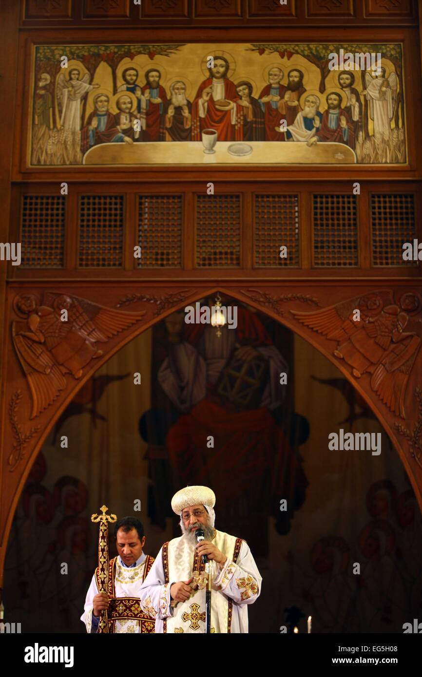 Coptic pope in egypt pope hi-res stock photography and images - Alamy