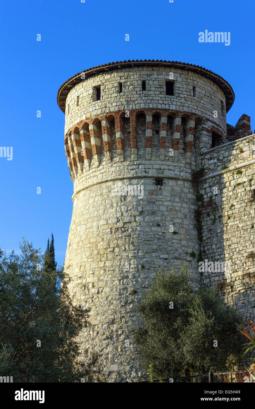 Italy, Lombardy, Brescia, the castle Stock Photo - Alamy