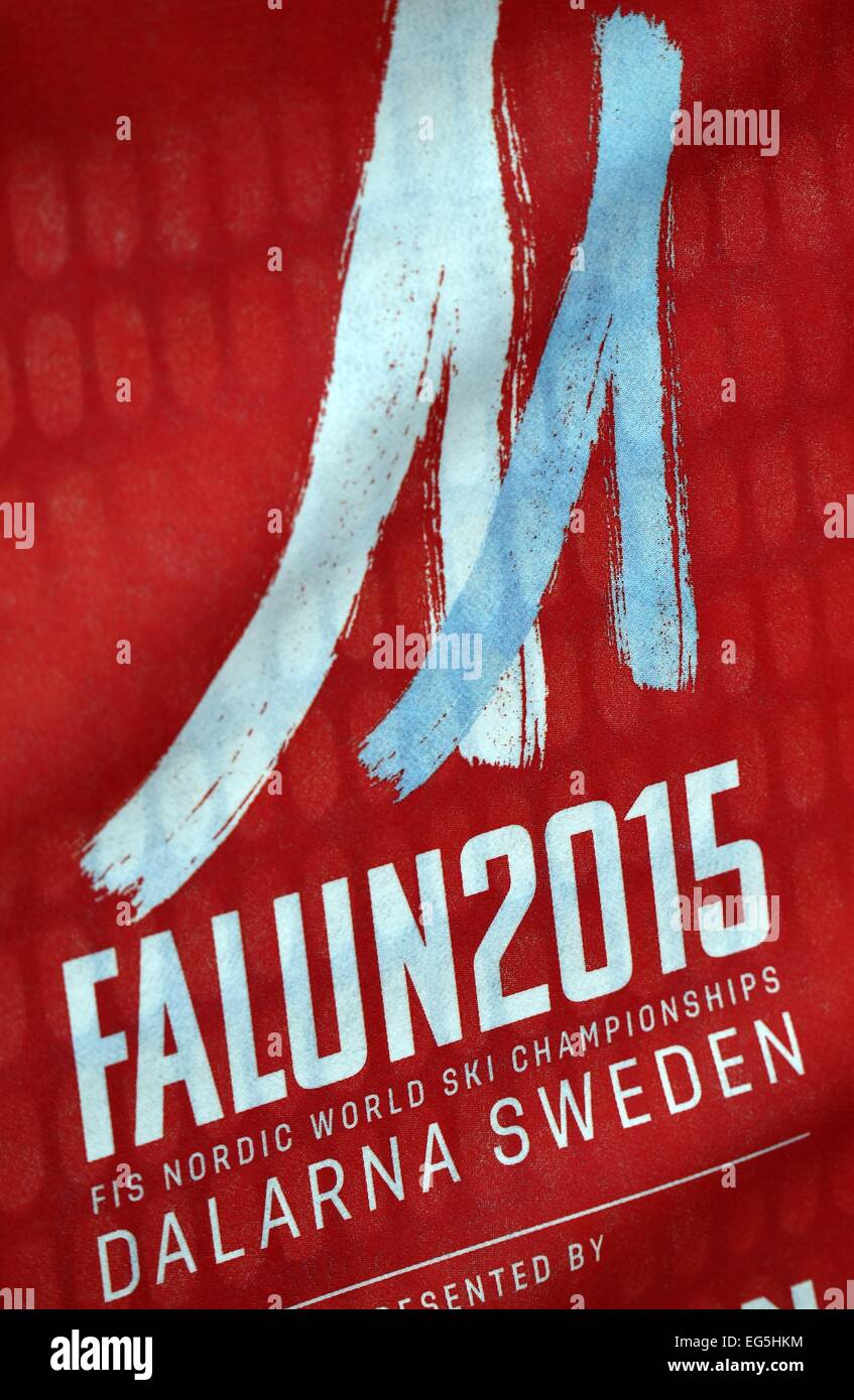 The logo of the Nordic Skiing World Championships in Falun, Sweden, 17 ...