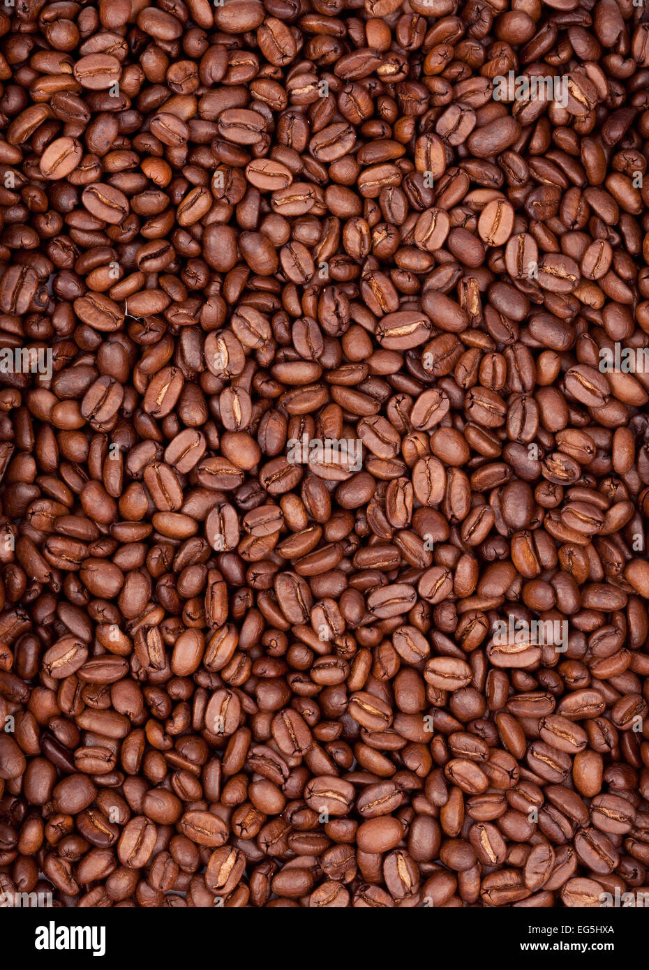 Coffee beans texture close up Stock Photo - Alamy