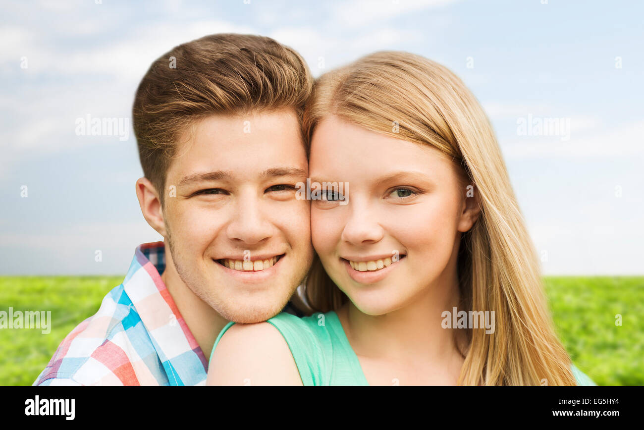 Natural smiling faces hi-res stock photography and images - Alamy