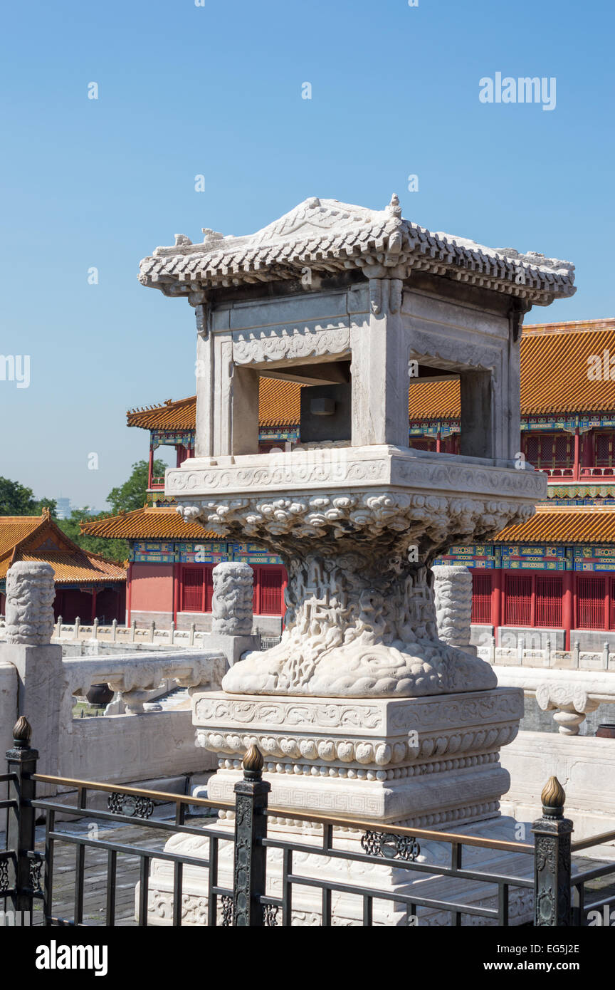 Chinese grain measure, Jia Liang in the Forbidden City, Beijing, China ...