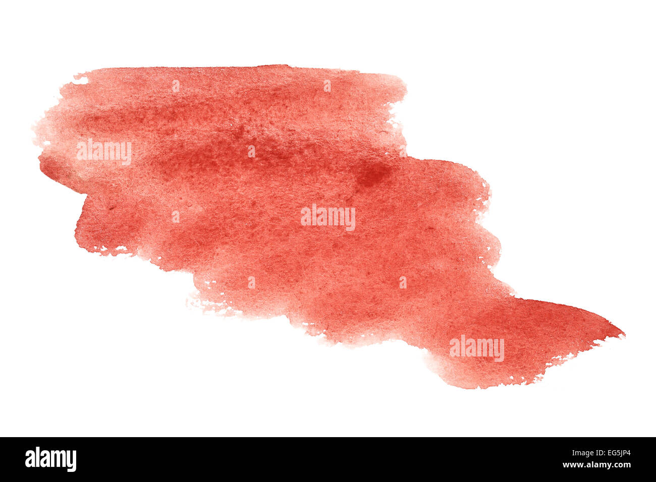 Red watercolor brush strokes Stock Photo - Alamy