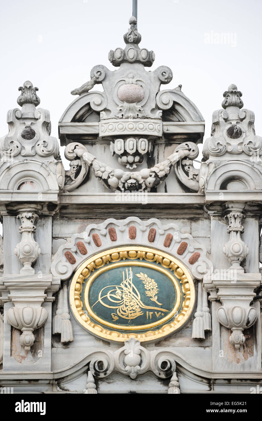 ISTANBUL, Turkey — Dolmabahçe Palace, on the banks of the Bosphorus ...