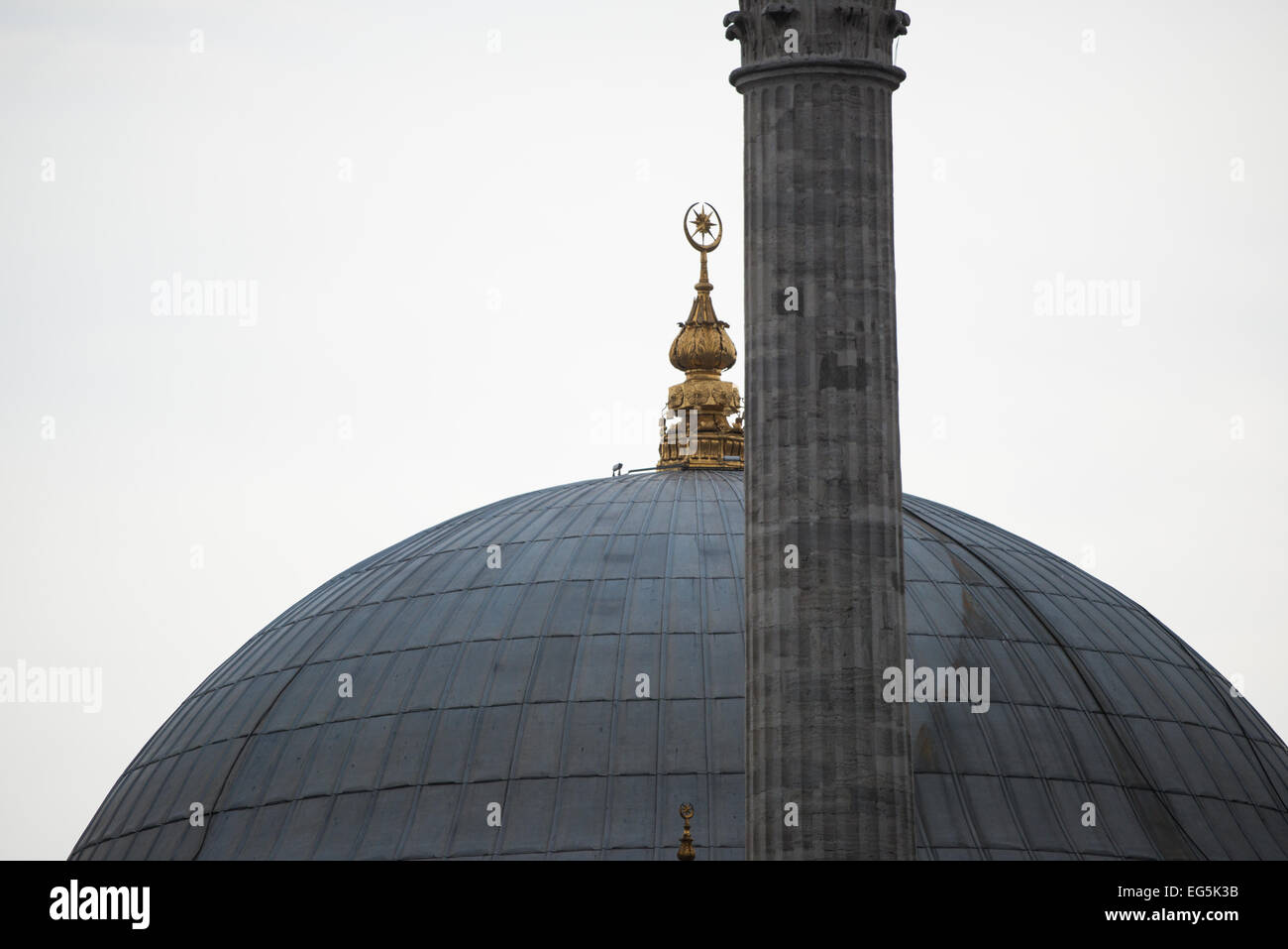 ISTANBUL, Turkey — The interior dome of Dolmabahçe Mosque (also known ...