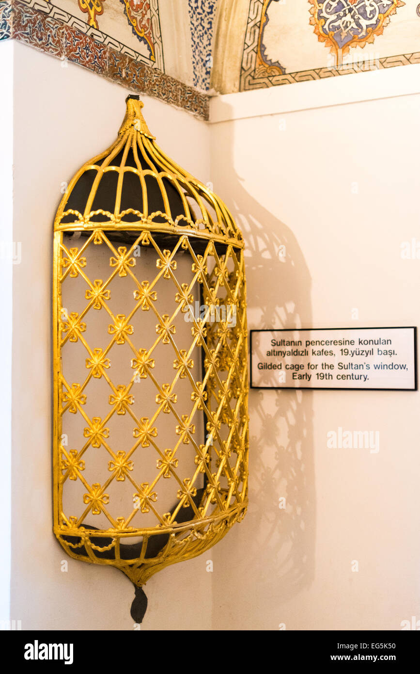 Topkapi Palace Sultan's Window Cage Istanbul Turkey // ISTANBUL, Turkey ...