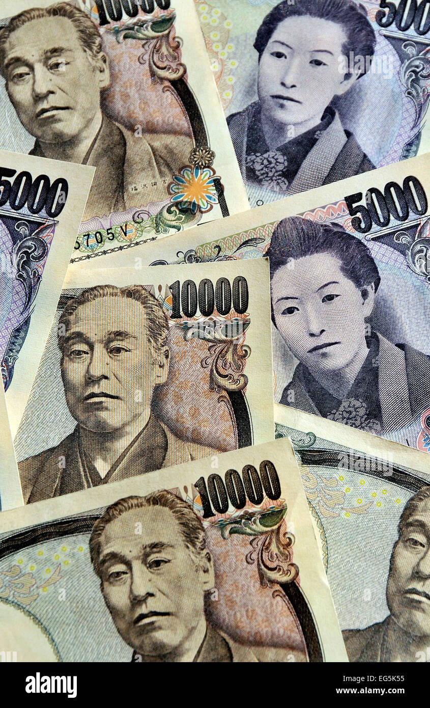 Japanese 5000 yen note hi-res stock photography and images - Alamy