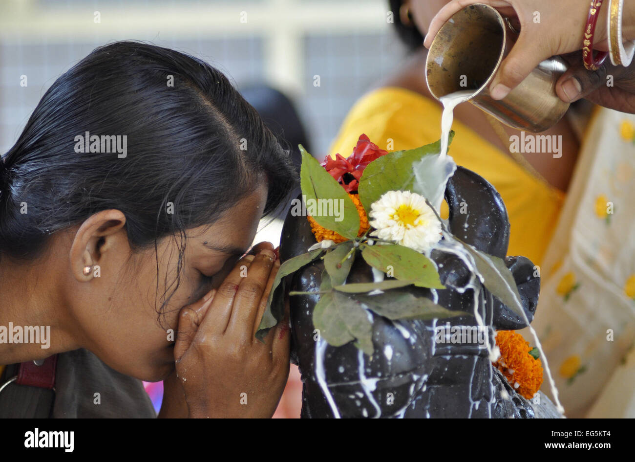 Indian hindu devotee hi-res stock photography and images - Alamy