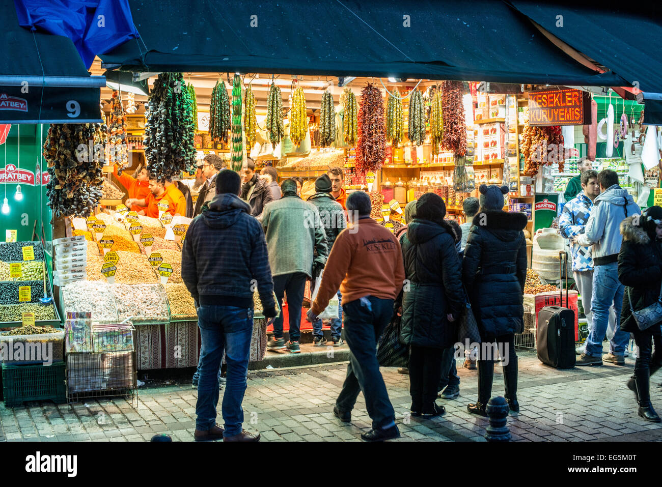 Spice Bazaar Market Istanbul Turkey // ISTANBUL, Turkey — Located in ...