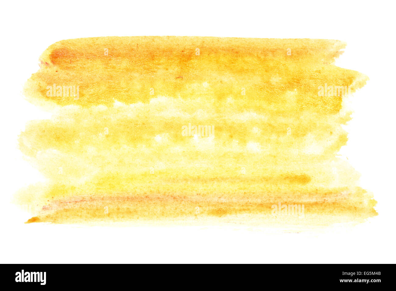 Orange watercolor brush strokes - space for your own text Stock Photo ...