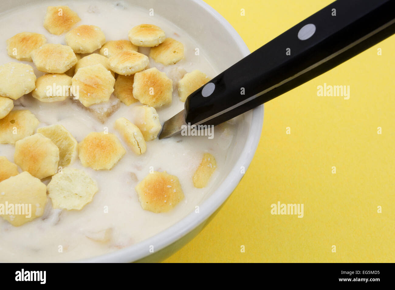 Clam chowder hi-res stock photography and images - Alamy