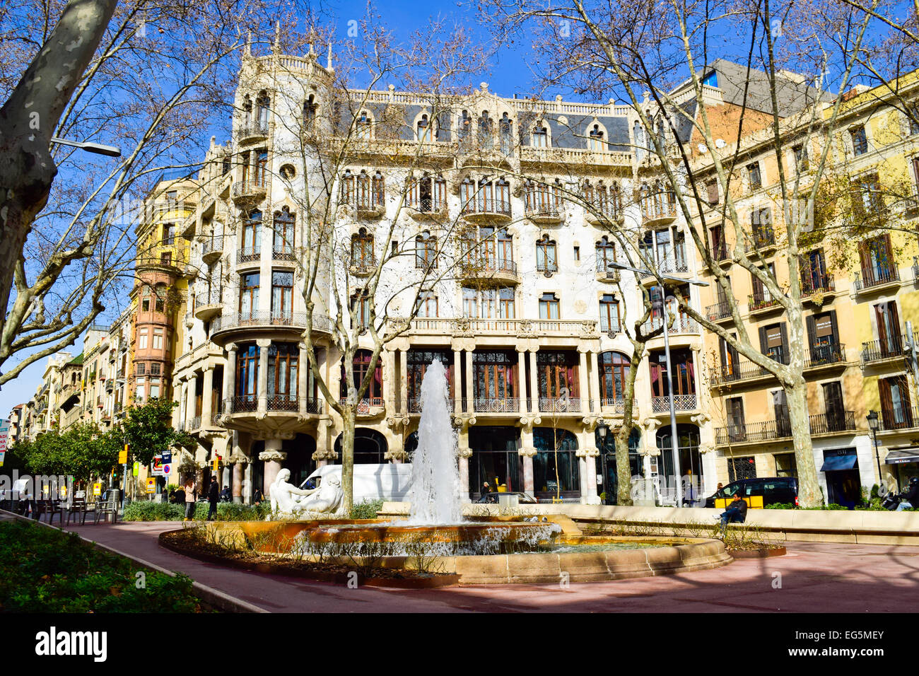 Hotel Casa Fuster by Lluis Domenech i Montaner. Barcelona, Catalonia ...