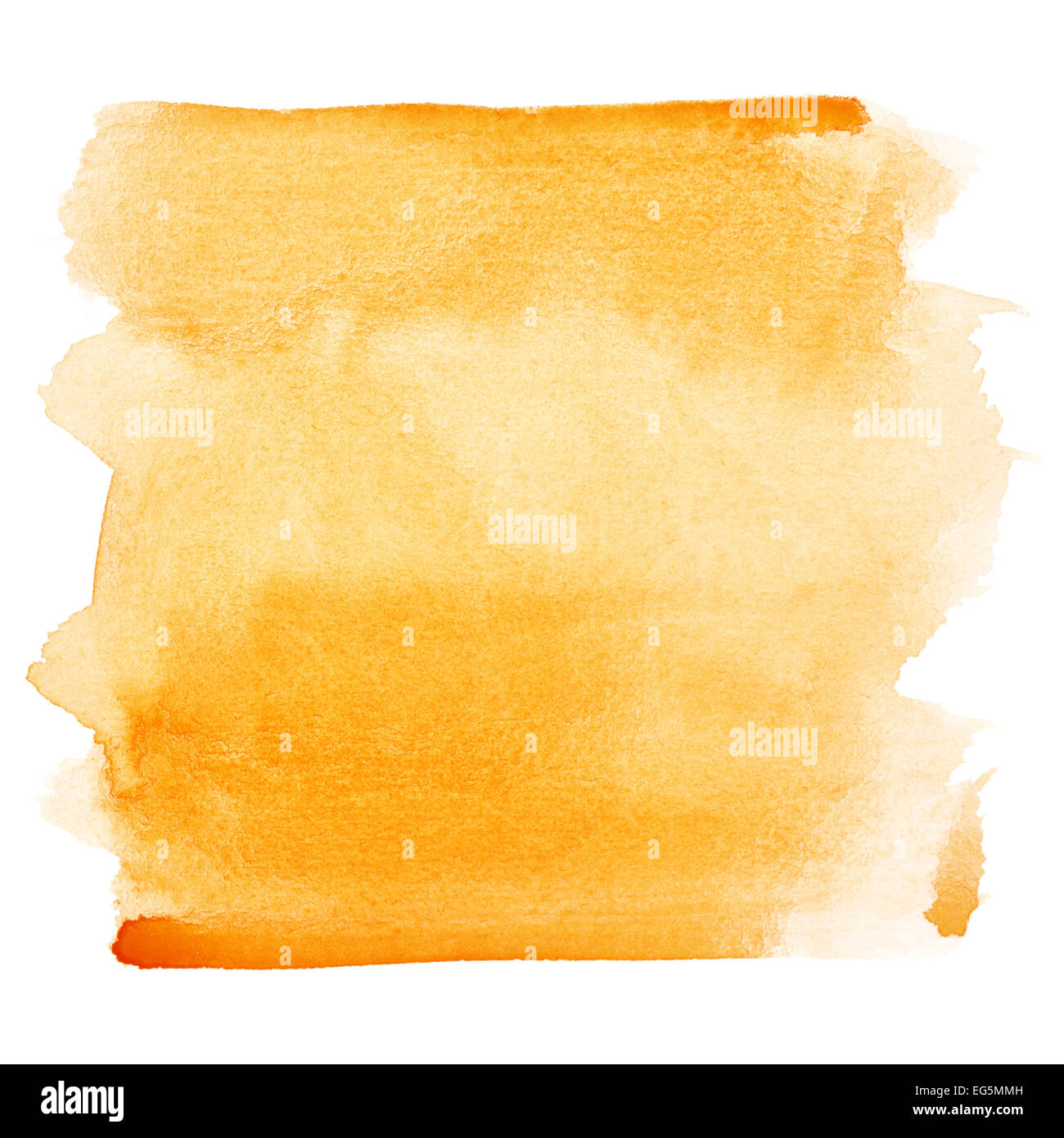 Orange watercolor brush strokes - space for your own text Stock Photo ...