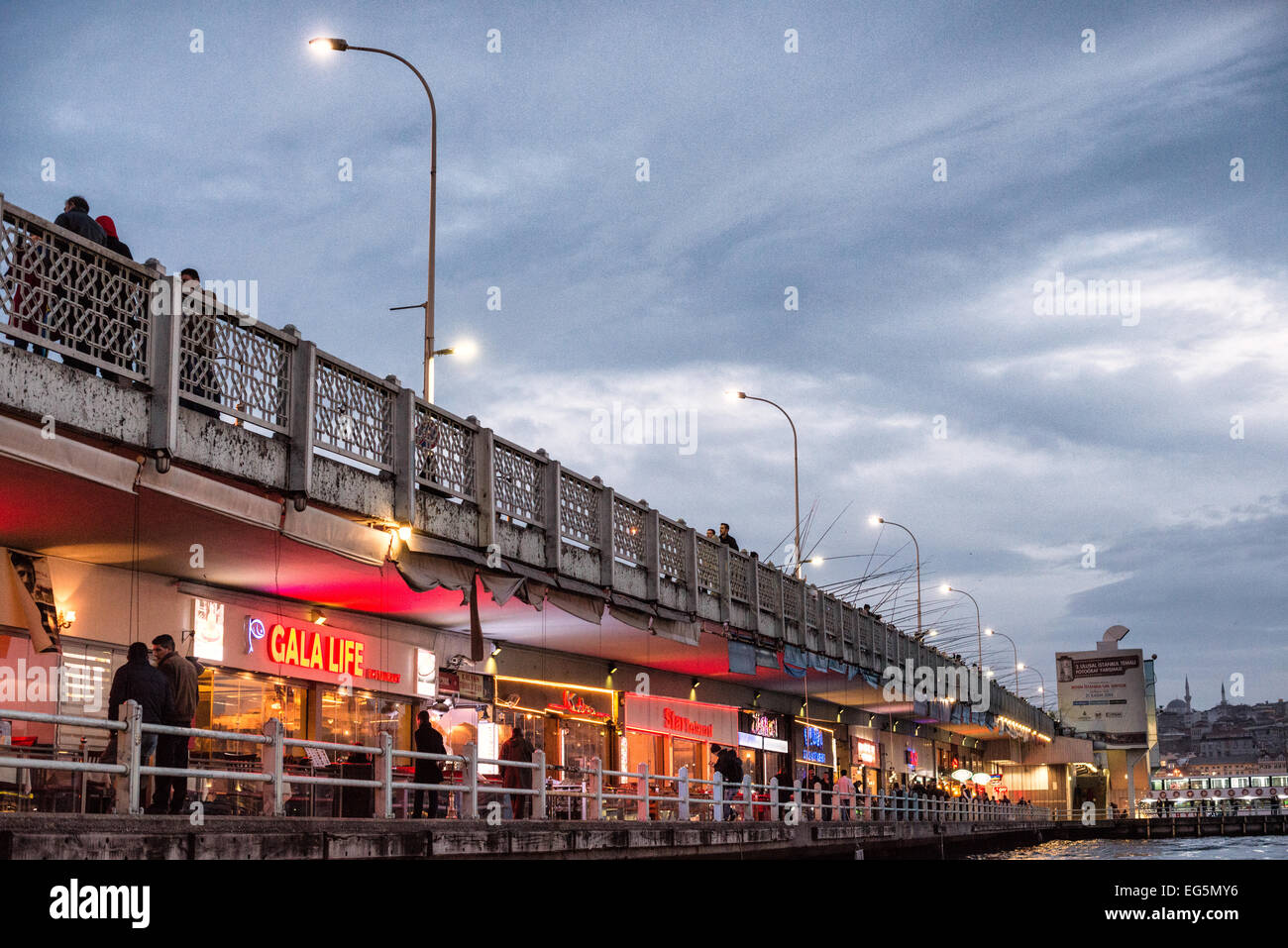 Istanbul waterway bridges hi-res stock photography and images - Alamy